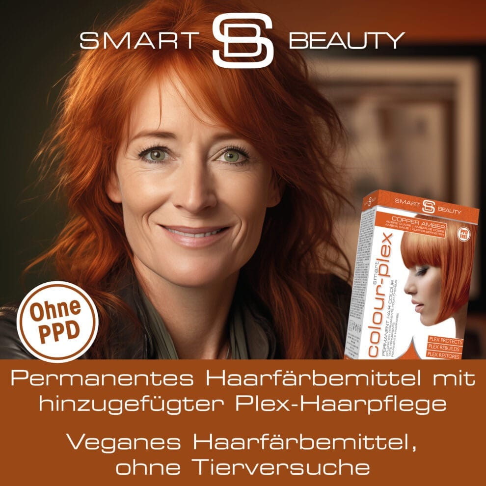 Deep Amber Copper Hair Dye + Plex Anti-breakage Technology