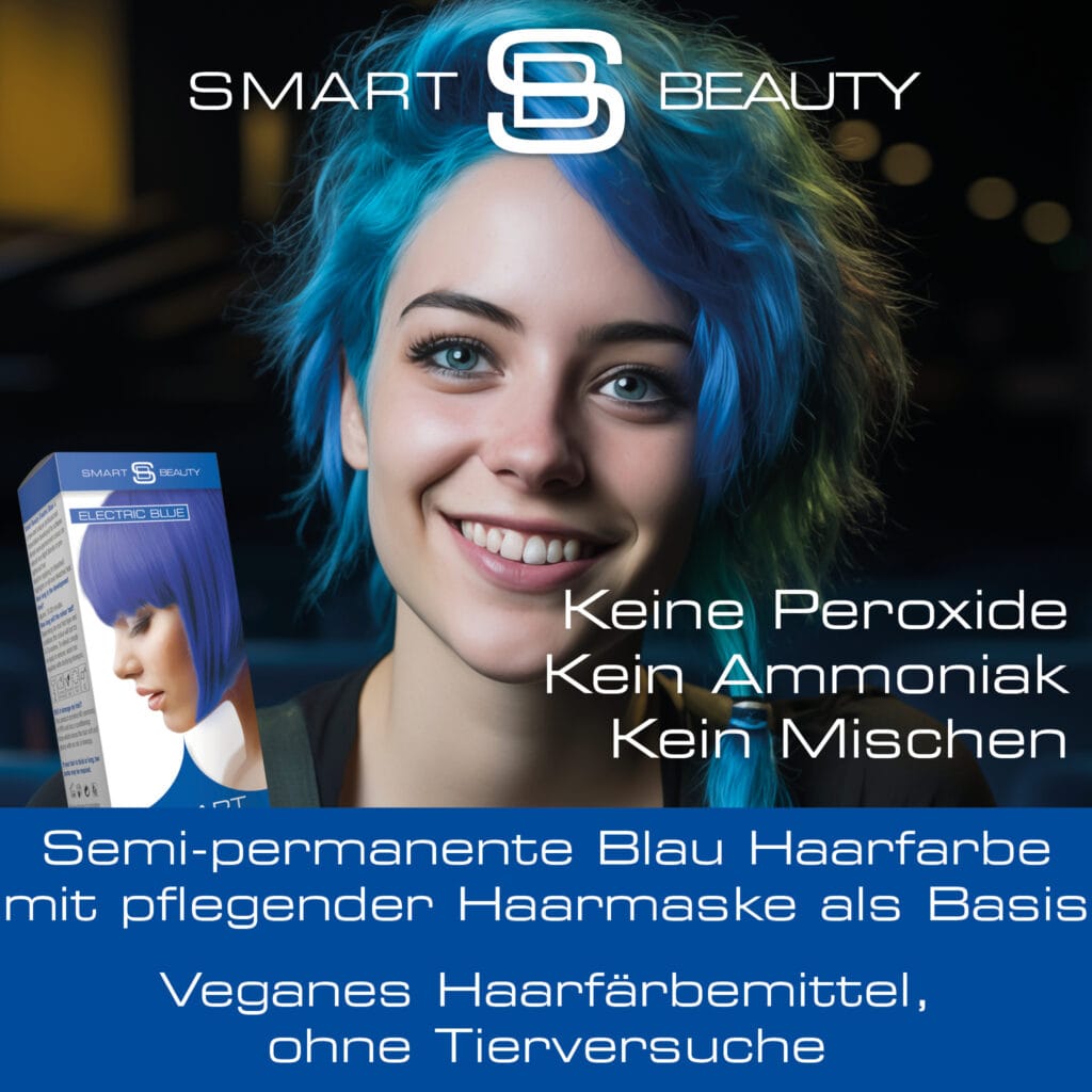 Electric Blue Hair Dye | Ammonia Free | Semi-Permanent