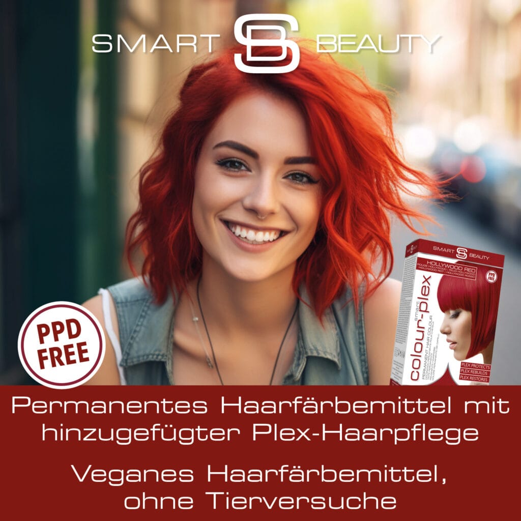 Hollywood Rot permanente Haarfarbe + Plex Anti-Haarbruch-Technologie